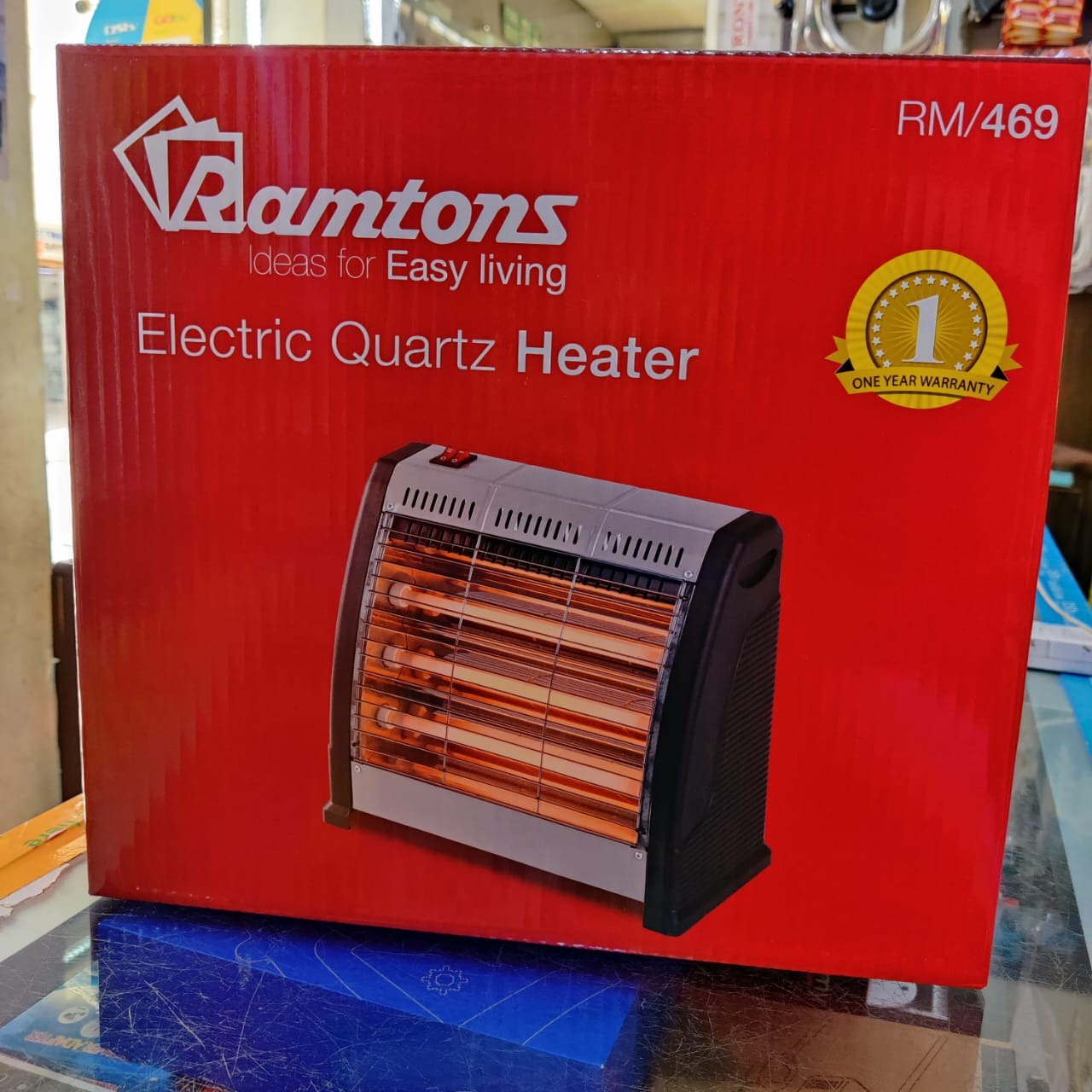 Ramtoms 3 bar Quartz heater – Marvel Stores