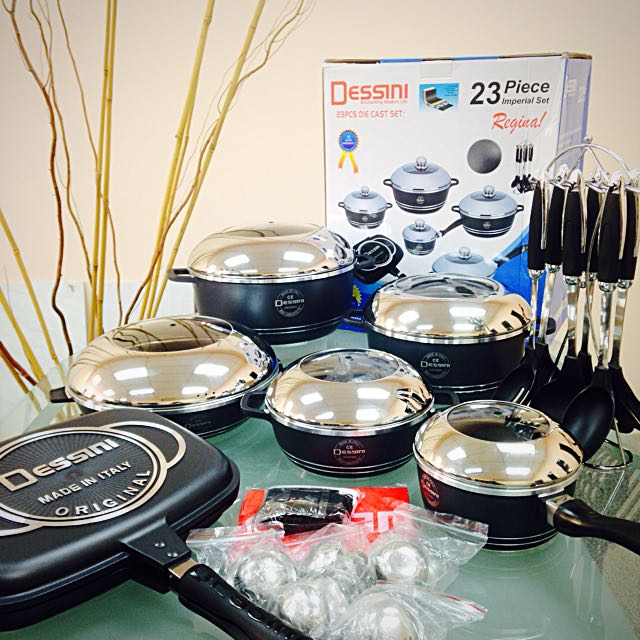 23 Pcs Dessini Cookware set – Marvel Stores